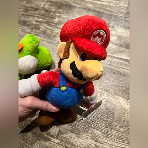 Nintendo | Toys | Nwt Super Mario Yoshi Nintendo Retro Stuffed Toy ...